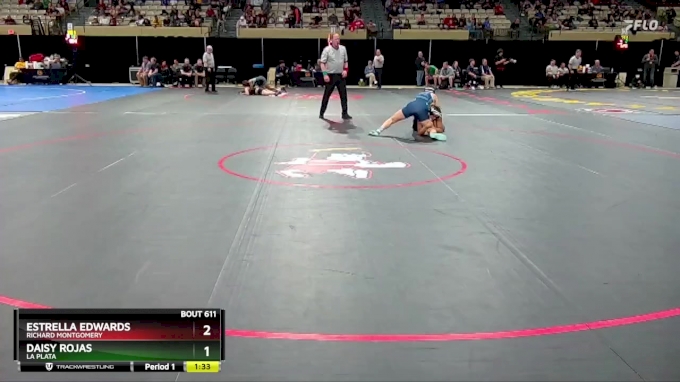 145 lbs Semifinal - Estrella Edwards, Richard Montgomery vs Daisy Rojas ...