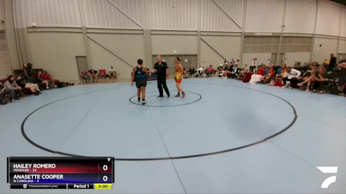 180 lbs Round 4 (6 Team) - Hailey Romero, Missouri vs Anasette Cooper ...