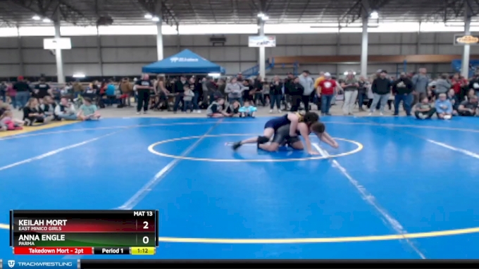112 lbs Champ. Round 2 - Keilah Mort, East Minico Girls vs Anna Engle ...