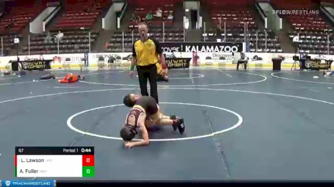 67 lbs Round 3 - Logan Lawson, Unattached vs Asher Fuller, Mason ...