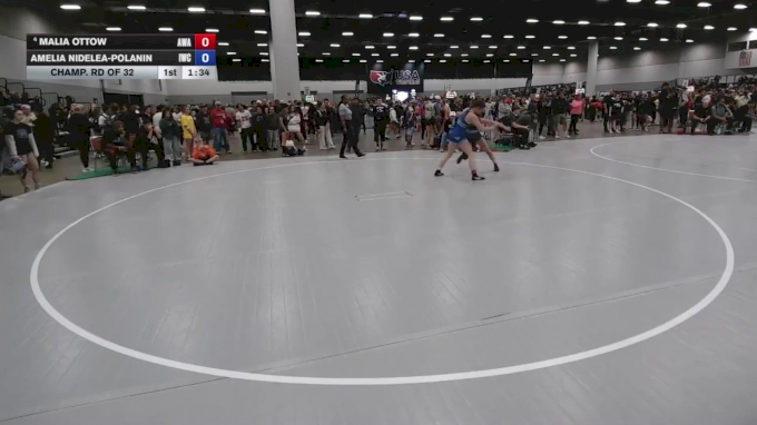 120 lbs Champ. Rd Of 32 - Amelia Nidelea-Polanin, ISI Wrestling Club vs ...