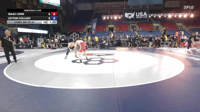 144 lbs Cons. Rd Of 64 - Isaac Lowe, FL vs Leyton Collazo, FL