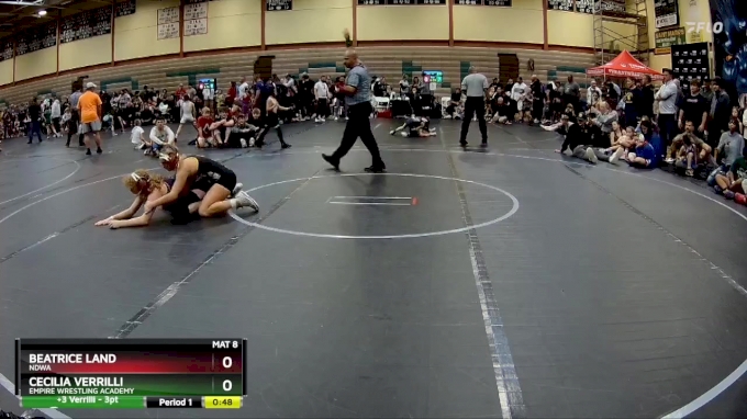 119-145 lbs Round 1 - Beatrice Land, NDWA vs Cecilia Verrilli, Empire ...