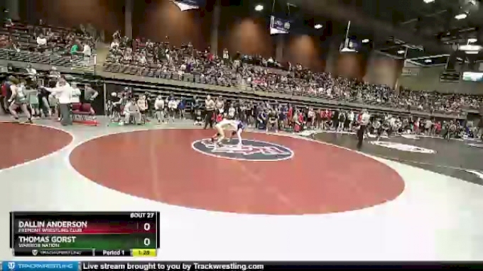 71 lbs Champ. Round 1 - Thomas Gorst, Warrior Nation vs Dallin Anderson ...