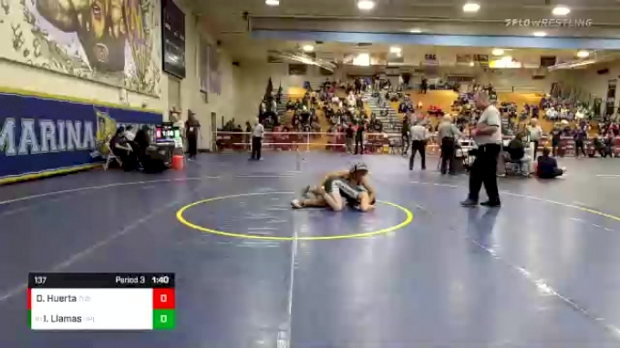 137 lbs Cons. Round 2 - Isabella Llamas, Upland vs Destiny Huerta, Tustin