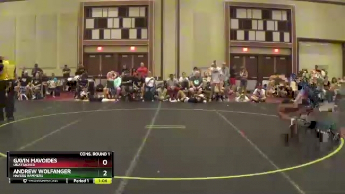 145 lbs Cons. Round 1 - Andrew Wolfanger, Havers Hammers vs Gavin ...