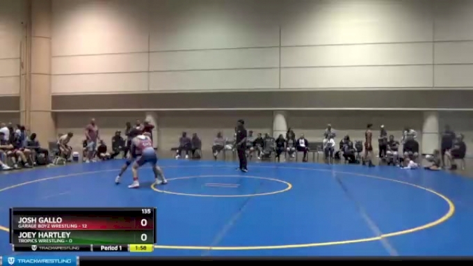 135 lbs Round 3 (6 Team) - Josh Gallo, Garage Boyz Wrestling vs Joey ...