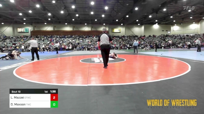 106 lbs Rr Rnd 1 - Levi Mazzei, Elite Force Wrestling Club vs David ...