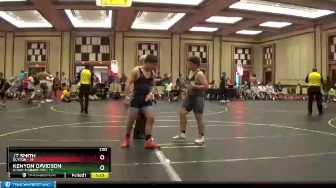 200 lbs Quarterfinals (8 Team) - JT Smith, Buxton vs Kenyon Davidson ...