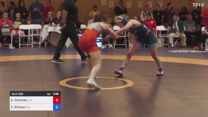 50 kg Quarterfinal - Katie Ann Dutchak, CAN vs Emily King Shilson, USA