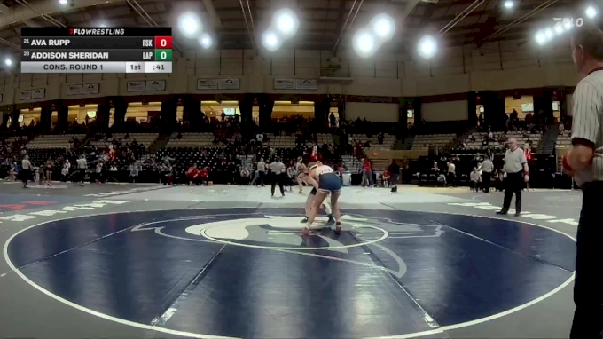 120 lbs Cons. Round 1 - Addison Sheridan, La Plata vs Ava Rupp, Francis ...
