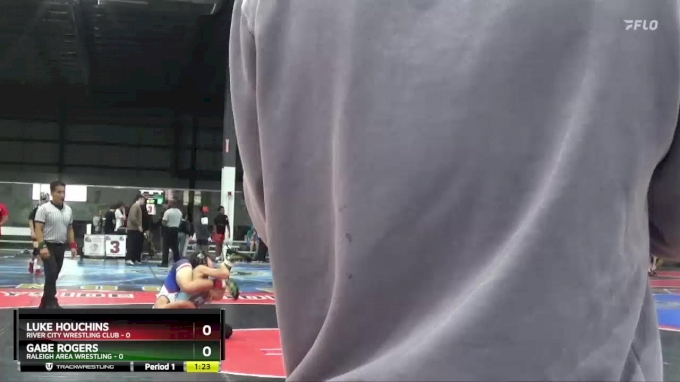 106 lbs Quarterfinals (8 Team) - Luke Houchins, RIVER CITY WRESTLING CLUB vs Gabe Rogers ...