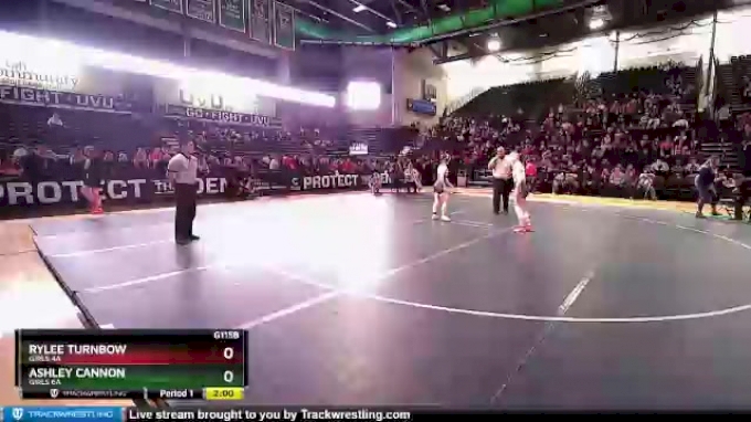 1st Place Match - Rylee Turnbow, Girls 4A vs Ashley Cannon, Girls 6A