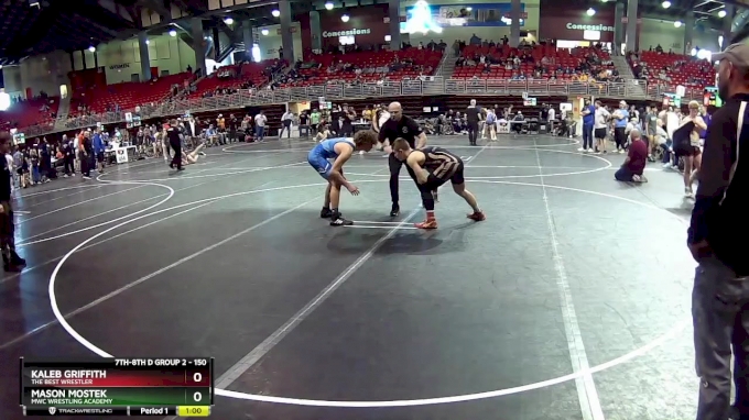150 lbs 1st Place Match - Kaleb Griffith, The Best Wrestler vs Mason ...