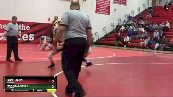 165 lbs 1st Place Match - Maxwell Kirby, Fairless vs Luke James, Graham