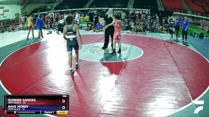 106 lbs Semis & Wb (16 Team) - Gunner Samora, New Mexico vs Rave Morby ...