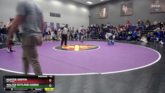 132 lbs Cons. Round 3 - Walter Rutland Harris, Hume Fogg vs Hunter ...