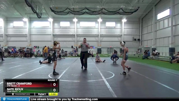 98 lbs Round 7 (8 Team) - Nate Rioux, Team Shutt vs Brett Crawford, GTB ...