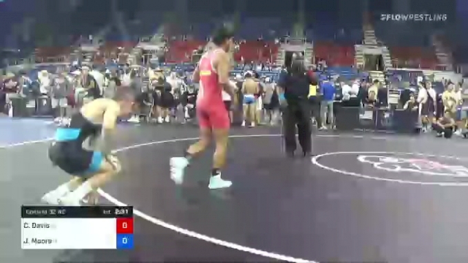 126 lbs Consi Of 32 #2 - Christian Davis, Arizona vs Jaiden Moore, Iowa