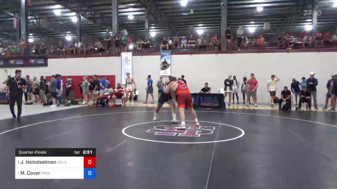 125 kg Quarterfinal - Joshua Heindselman, Oklahoma Regional Training ...