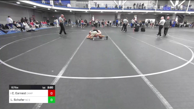 157 lbs 5th Place - Chris Earnest, Campbell vs Latrell Schafer, NC ...