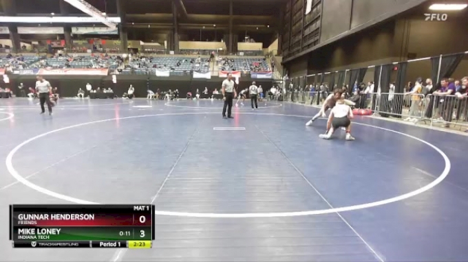 149 lbs Cons. Round 1 - Mike Loney, Indiana Tech vs Gunnar Henderson ...