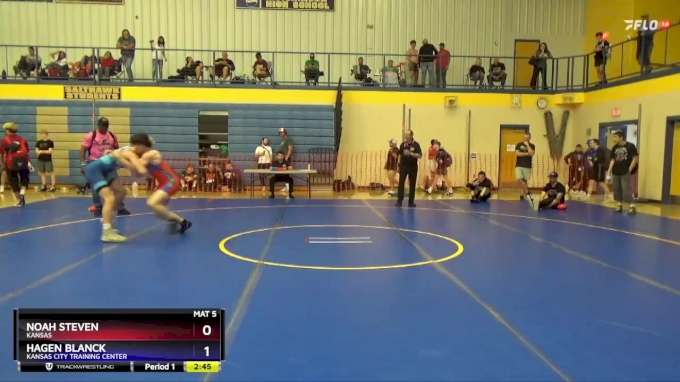 144 lbs Cons. Round 2 - Noah Steven, Kansas vs Hagen Blanck, Kansas ...