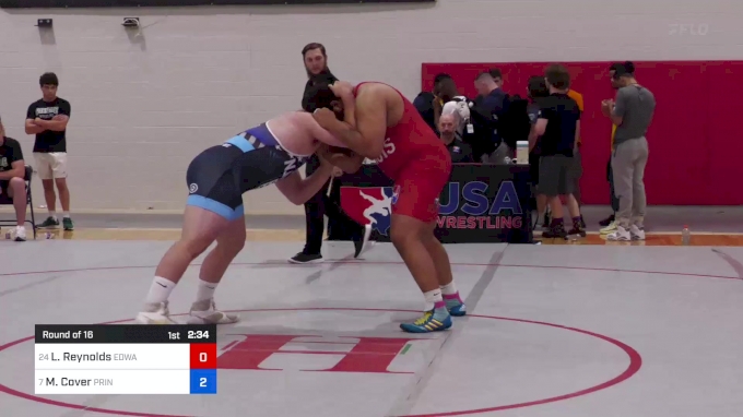 125 kg Round Of 16 - Lloyd Reynolds, Edwardsville Wrestling Club vs ...