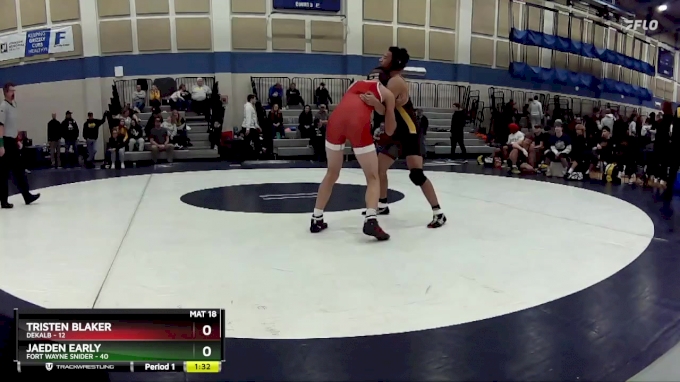 175 lbs Placement (16 Team) - Tristen Blaker, DeKalb vs Jaeden Early ...