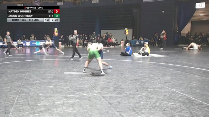 149 lbs Consi Of 32 #2 - Hayden Hughes, Chattanooga vs Jason Worthley ...