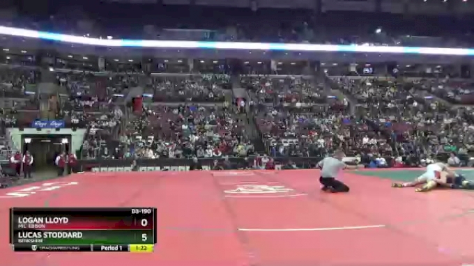D3-190 lbs 1st Place Match - Lucas Stoddard, Berkshire vs Logan Lloyd ...