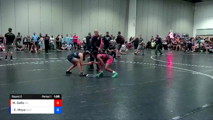 90/95 Round 2 - Emma Moya, Bears Wrestling Club Inc. vs Melissa Gallo ...