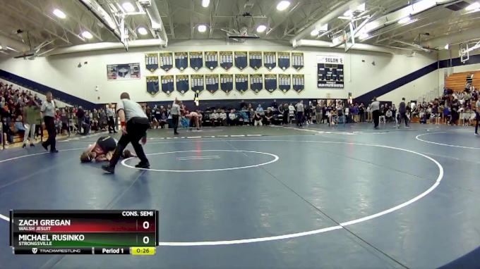 120 lbs Cons. Semi - Zach Gregan, Walsh Jesuit vs Michael Rusinko ...