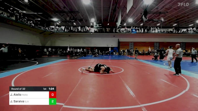 157 lbs Round Of 32 - Joseph Aiello, Paramus vs John Saraiva, St. John ...
