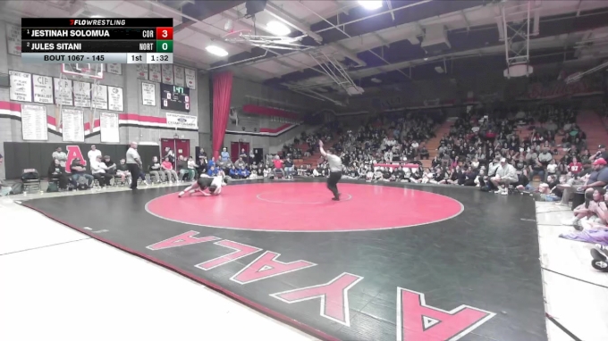 145 lbs 1st Place Match - Jestinah Solomua, Corona vs JULES SITANI ...
