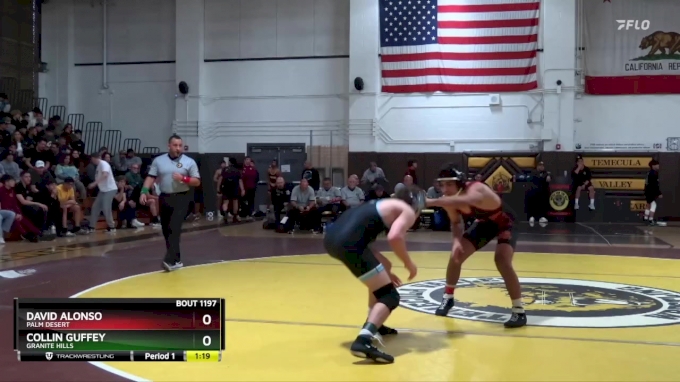 165 lbs 1st Place Match - Collin Guffey, Granite Hills vs David Alonso ...
