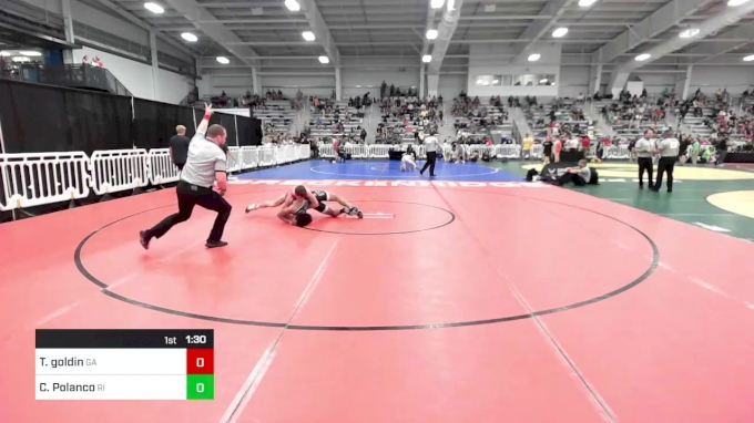 132 lbs Round Of 128 - Tyler Goldin, GA vs Christopher Polanco, RI