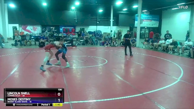136 lbs 2nd Wrestleback (16 Team) - Lincoln Snell, Connecticut vs Moses ...