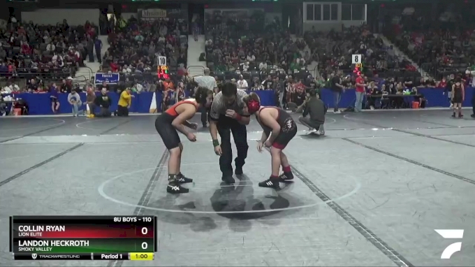 110 lbs Champ. Round 1 - Collin Ryan, Lion Elite vs Landon Heckroth ...