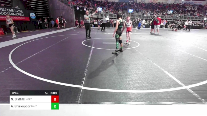 72 lbs Round Of 16 - Tucker Braddock, CIWC Team Intensity vs Fletcher ...