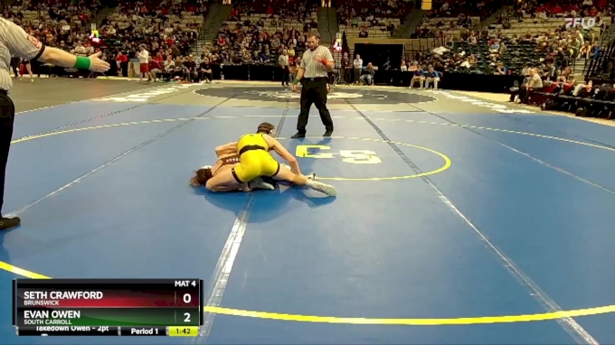 120-2A/1A Semifinal - Evan Owen, South Carroll vs Seth Crawford, Brunswick