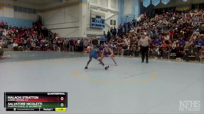 113 lbs Quarterfinal - Malachi Stratton, Sussex Central H S vs ...