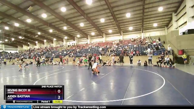 106 lbs 2nd Place Match - Irving Bicoy Iii, Hawaii vs Aiden Bastian, Utah