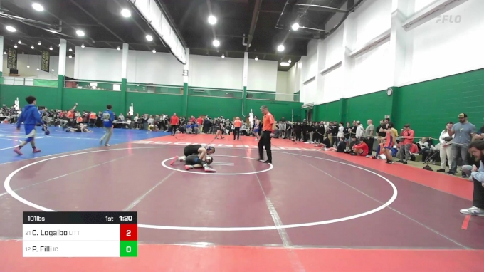 101 lbs Round Of 32 - Colin Logalbo, Little Falls vs Peter Filli ...
