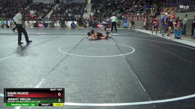 120 lbs Quarterfinal - Gavin Munoz, Maize vs Jeremy Welch, Bonner ...