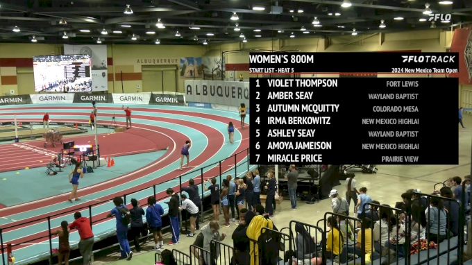 Women's 800m, Finals 5
