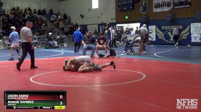 113 lbs 1st Place Match - Ronnie Ramirez, Walnut vs Jason Saenz ...