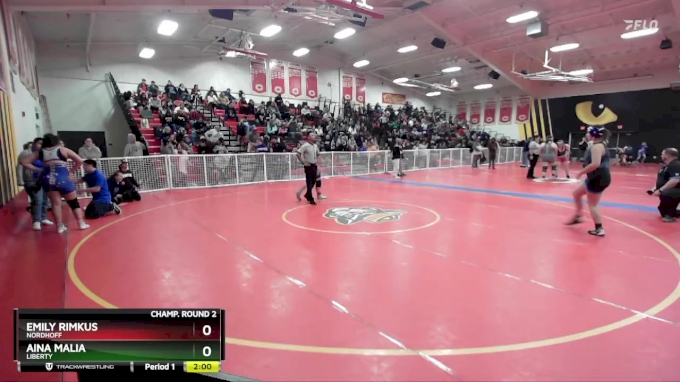 190 lbs Champ. Round 2 - Aina Malia, Liberty vs Emily Rimkus, Nordhoff