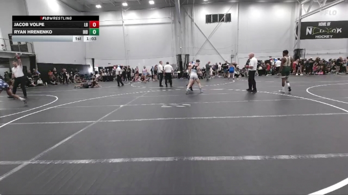 132 lbs Round 2 (6 Team) - Ryan Hrenenko, Iron Horse Blue vs Jacob ...