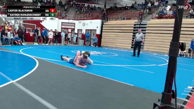 144 lbs Champ. Round 1 - Kayden Kuhlenschmidt, Rebel Wrestling Club vs ...